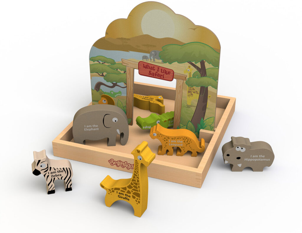 BeginAgain Story Box - Safari set - First Celtic Toys and Learning Ltd.