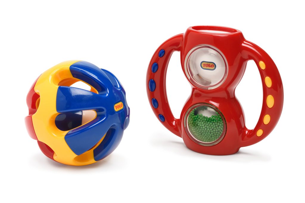 TOLO Baby Magic Shaker & Roller Rattle Set - First Celtic Toys and ...